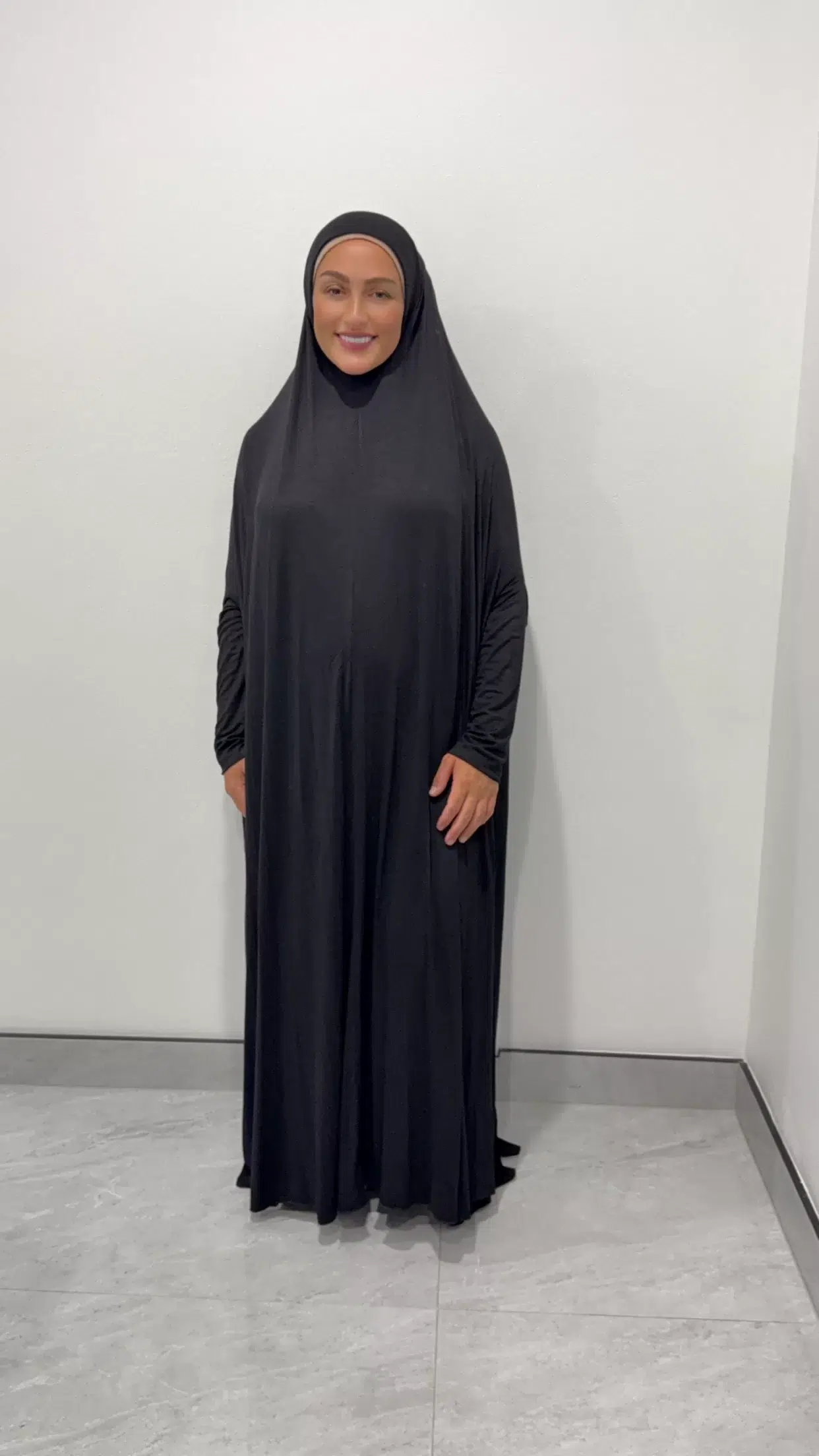Kalir A Modest Fashion Store.Long Black Jilbab
