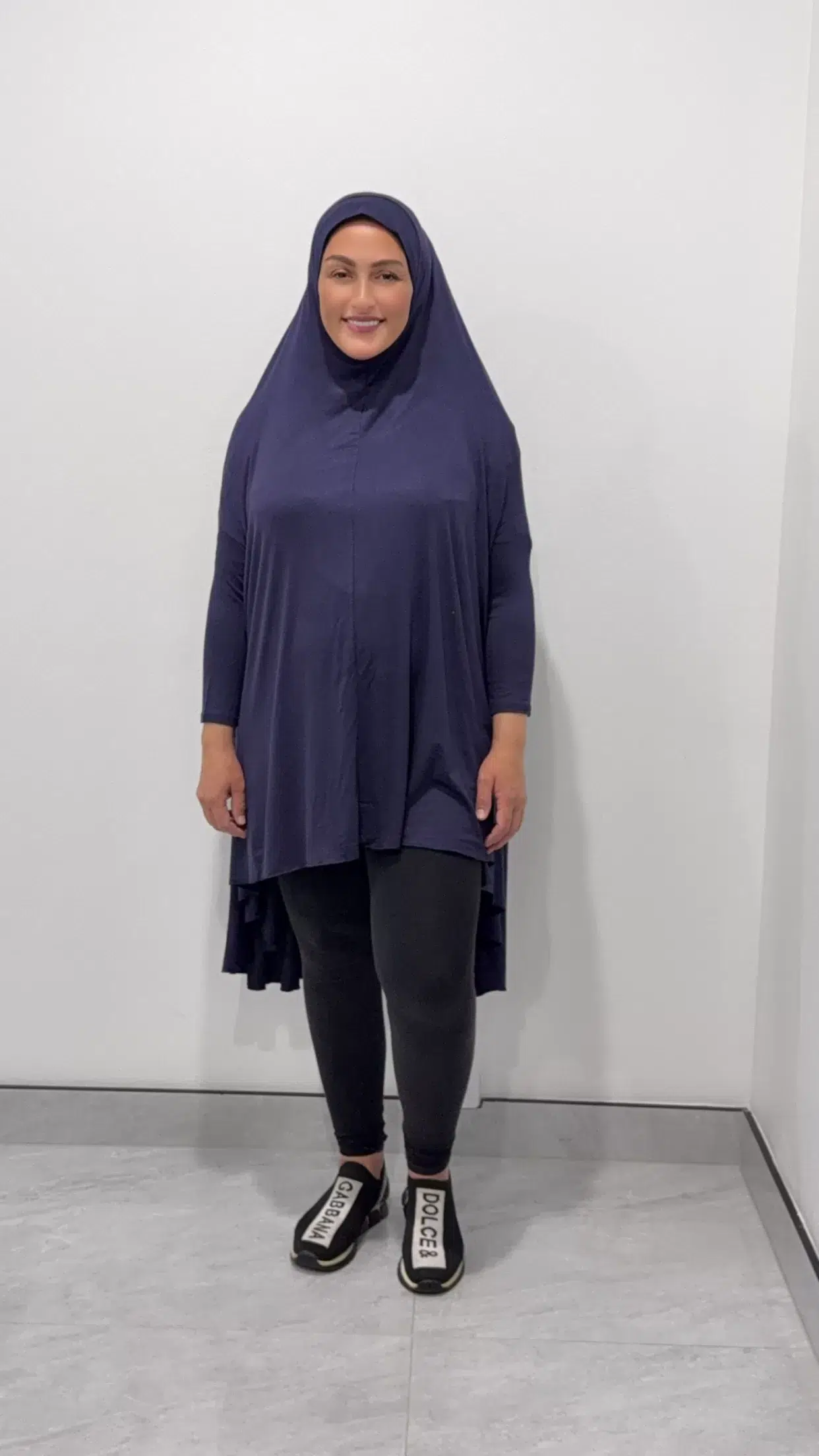 Kalir A Modest Fashion Store.Short Navy Jilbab