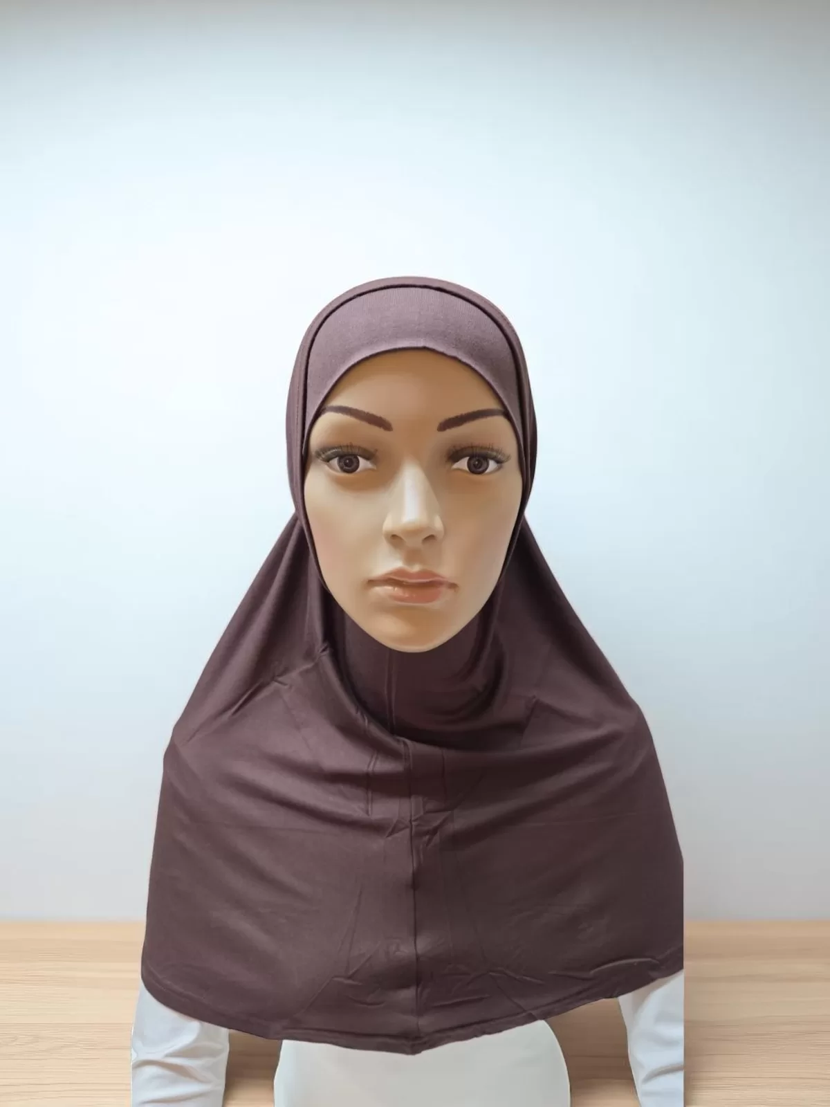 Kalir A Modest Fashion Store.Japanese Cotton Brown Two Pieces Hijab