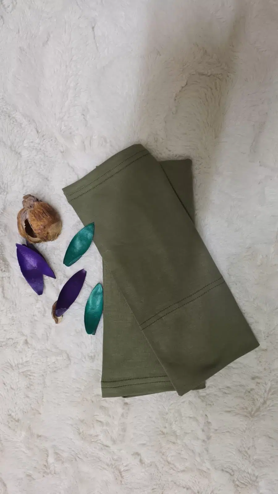 Kalir A Modest Fashion Store.Japanese Cotton Olive Two Pieces Hijab